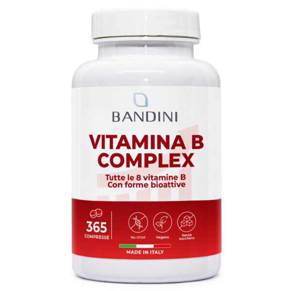 B Complex Vitamins - 365 tablets - 100% vegan & No GMOs