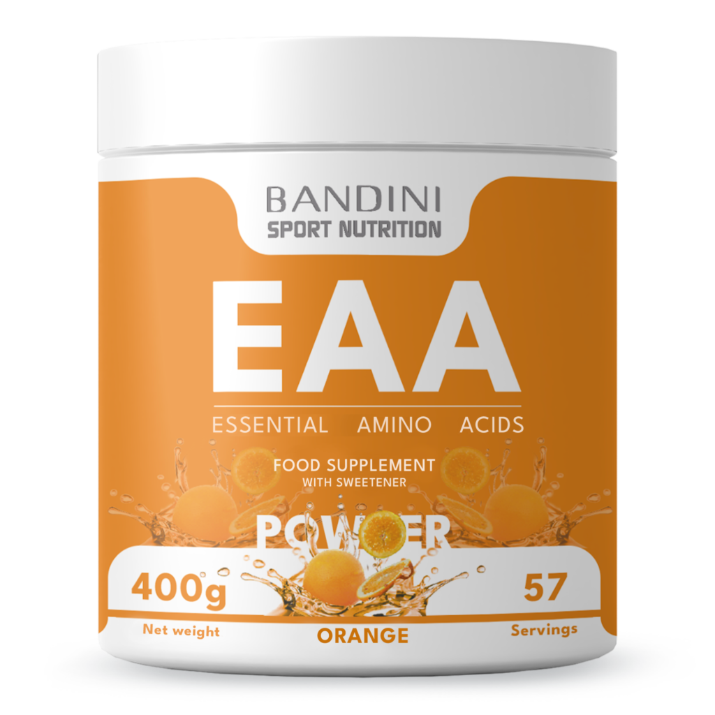 EAA Pure Essential Amino acids Powder 400 g orange-flavored